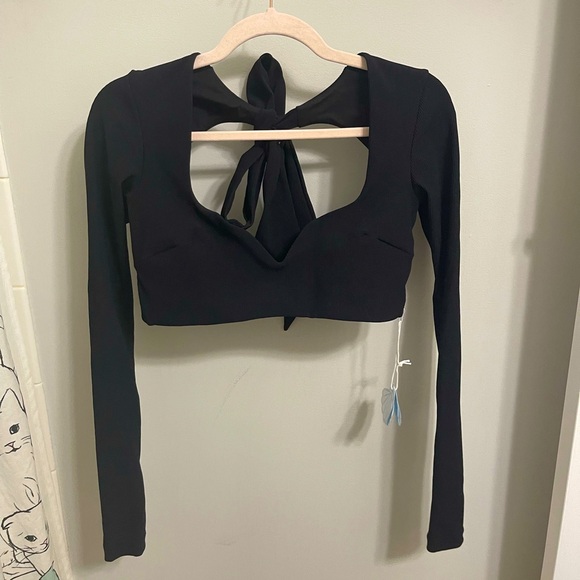 POPFLEX | Swim | Nwt Popflex Siren Sweetheart Long Sleeve Bikini Top In ...